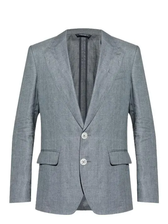 Dolce & Gabbana Dolce Gabbana Sicilia Single-breasted Jacket - Grey