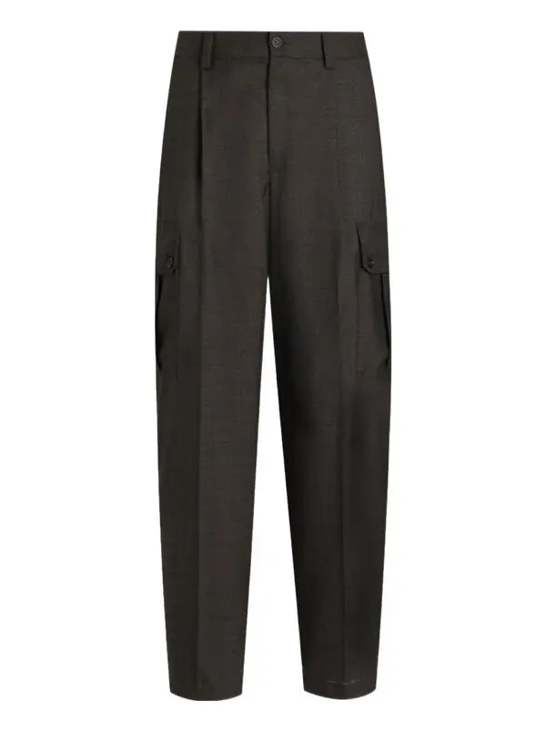 Dolce & Gabbana Straight Leg Cargo Pants - Black