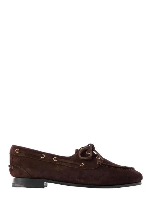 Bally Pathy Suede Loafers - Dark Brown