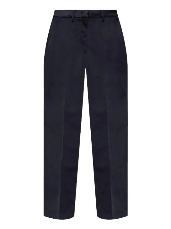 Etro Creased Tailored Trousers - Black
