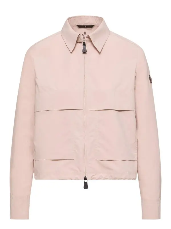 Moncler Technical Froissé Long-sleeved Shirt - Pink