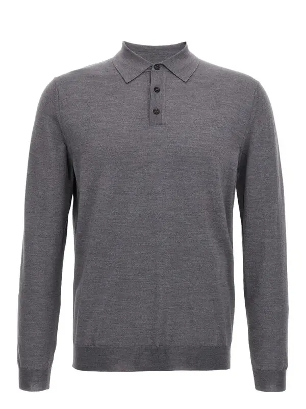 ZANONE Flexwool Slim-fit Polo Shirt - Gray