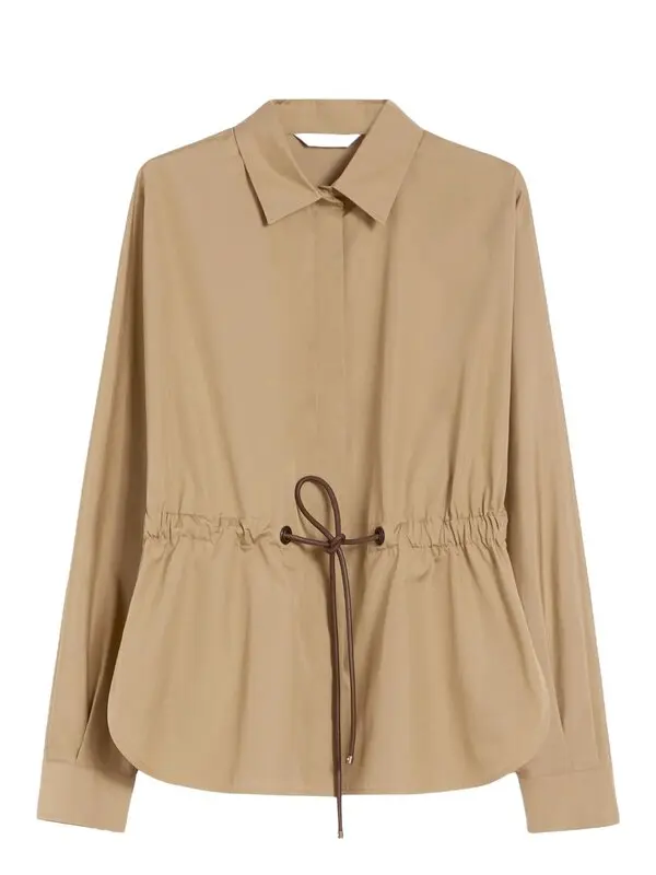 Max Mara Drawstring Shirt - Khaki