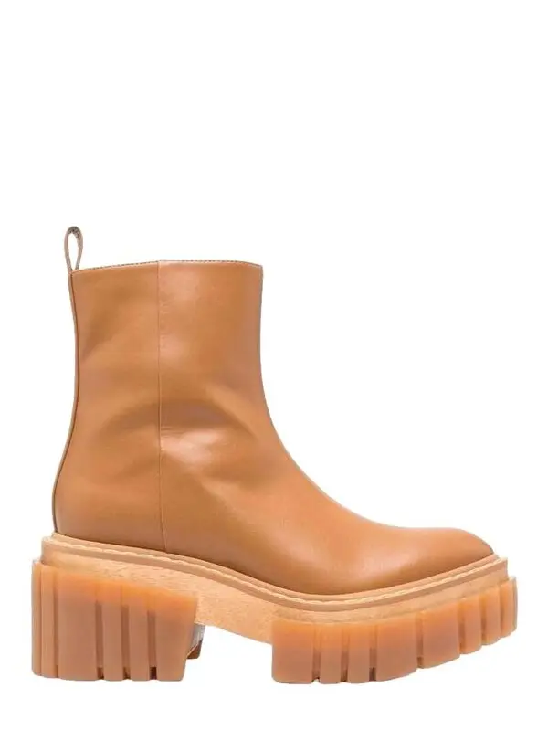 Stella McCartney Chunky Sole Ankle Boots - Brown