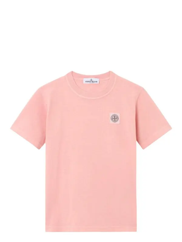 Stone Island Logo Patch T-shirt - Pink
