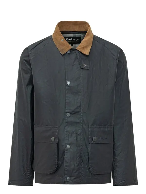 Barbour Collared Button-up Jacket - Black