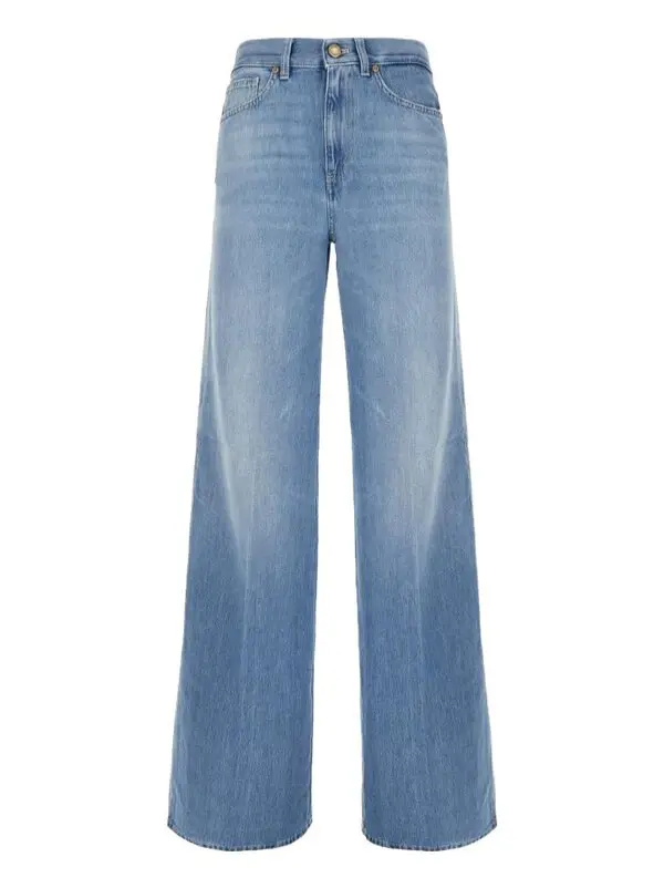 PT TORINO High-rise Wide-leg Jeans - Blue