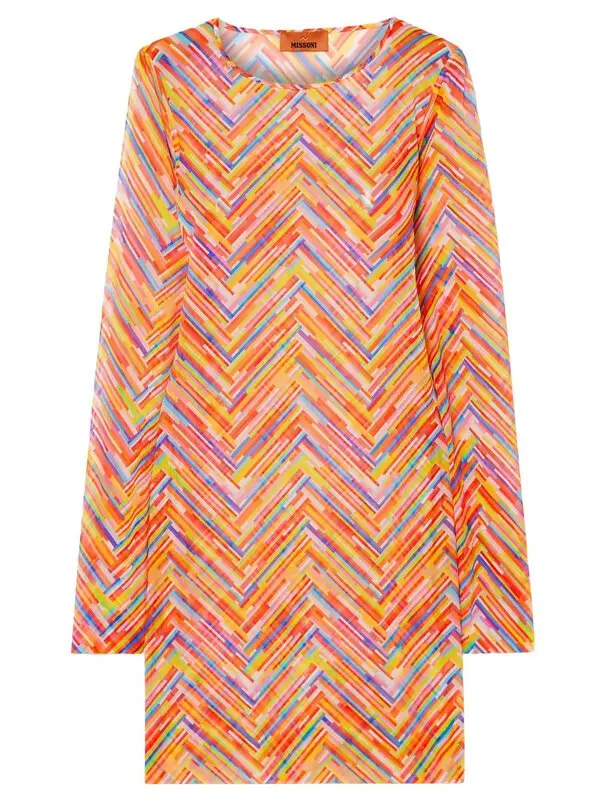 Missoni Graphic Print Mini Dress - Multicolor