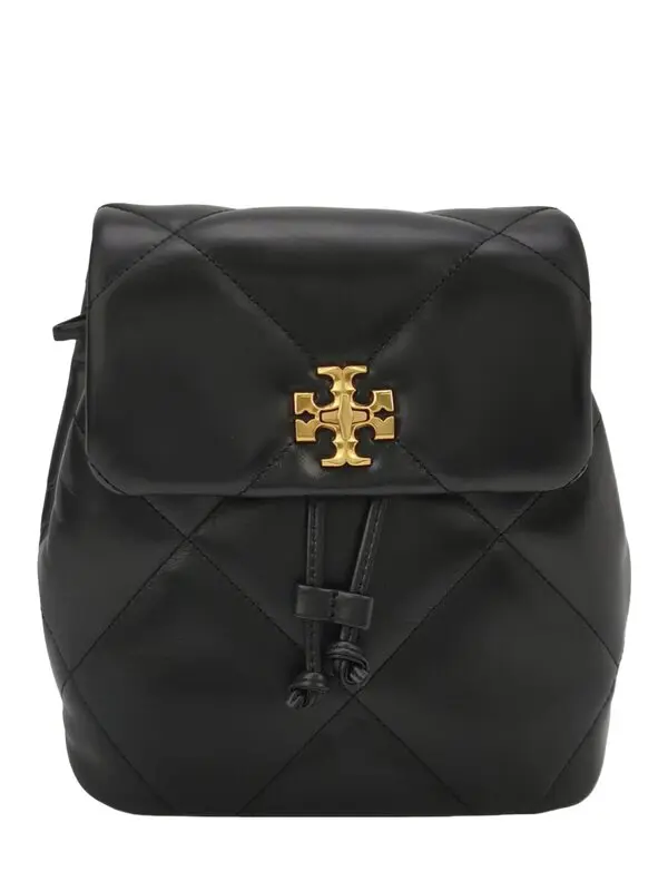 Tory Burch Kira Logo Plaque Mini Backpack - Black