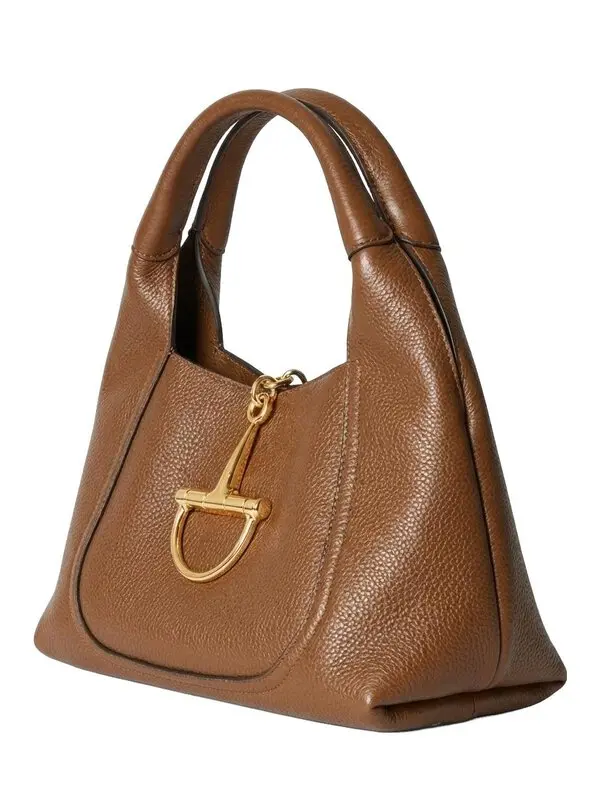 Gucci Softbit Maxi Shoulder Bag With Horsebit Detail - Brown