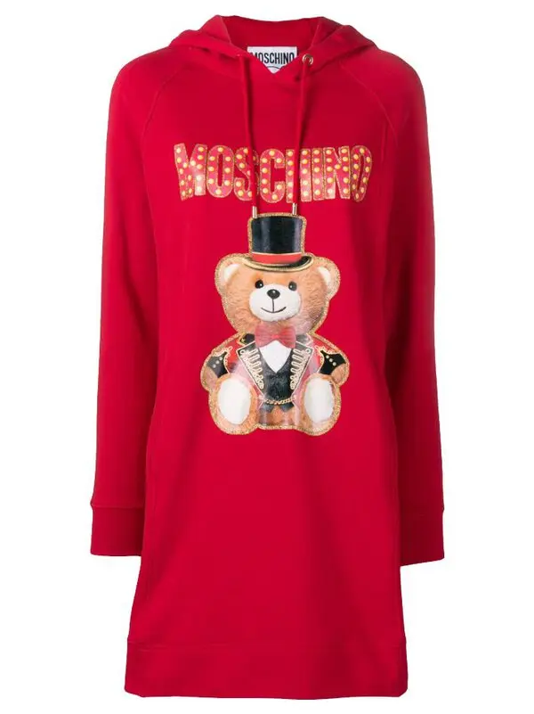 Moschino Teddy Bear Dress - Red