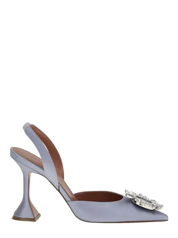 Amina Muaddi Begum Slingback Pumps - Blue