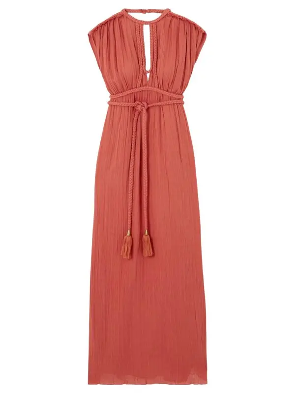 Isabel Marant Étoile Joya Braided Maxi Dress - Red