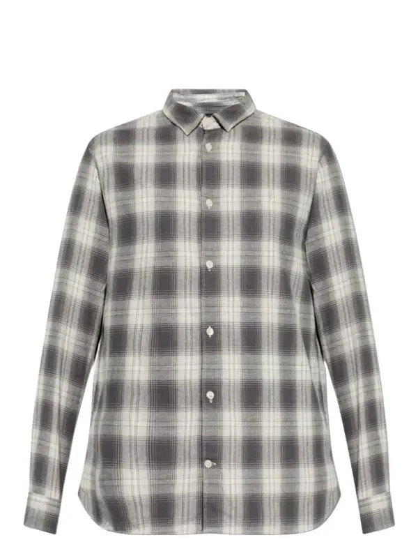 ALLSAINTS Kelby Checked Shirt - Gray