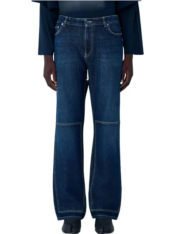 JEAN PAUL GAULTIER Cut-out Jeans - Blue