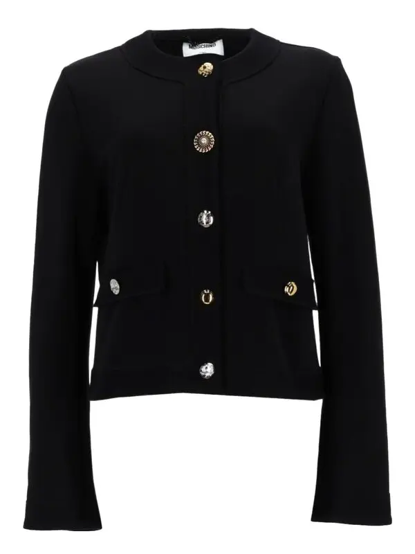 Moschino Buttoned Cardigan - Black