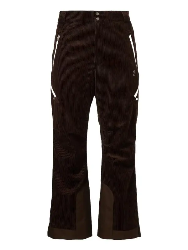 Brunello Cucinelli Cotton Corduroy Ski Pants - Brown
