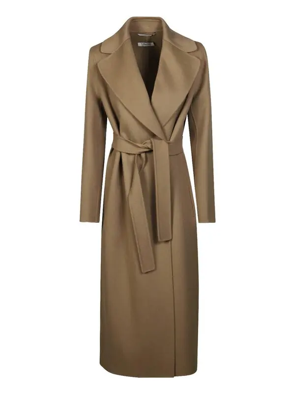 Max Mara Poldo Belted Long Coat - Camel Hair