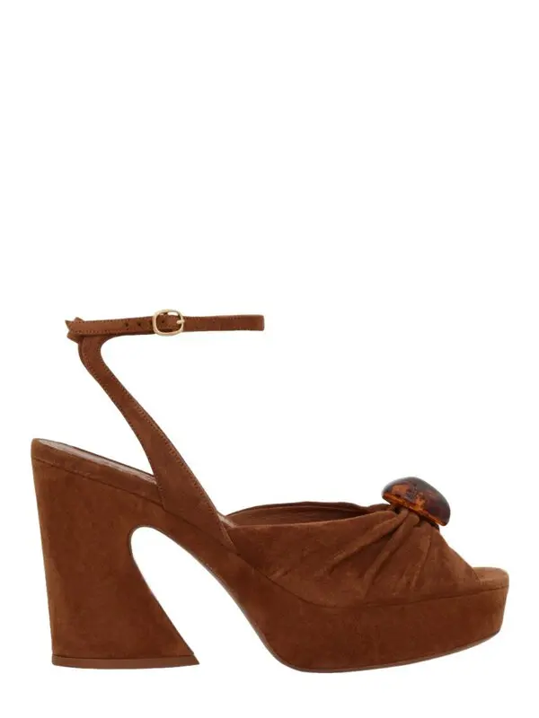 Zimmermann Gleam Sandal 120 - Hazelnut Color