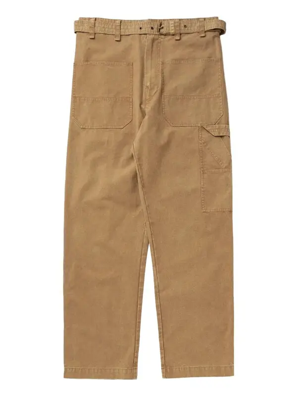 Isabel Marant Étoile Tobias Belted Loose-fit Trousers - Bronze