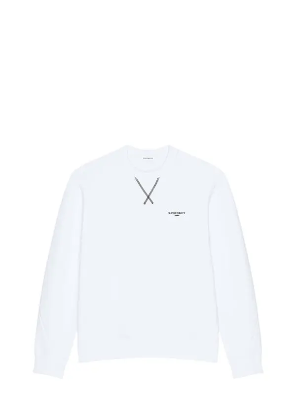 Givenchy Paris Couture Crewneck Sweatshirt - White