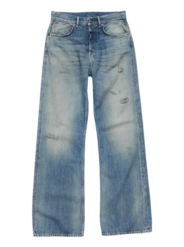 Acne Studios Relaxed Straight-leg Jeans - Gray