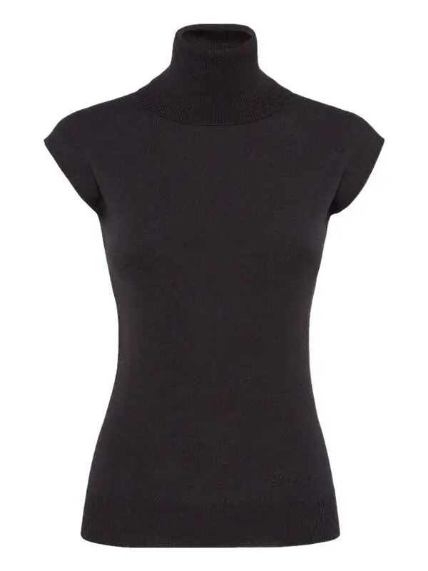 Dsquared2 Knit Turtleneck Top - Black