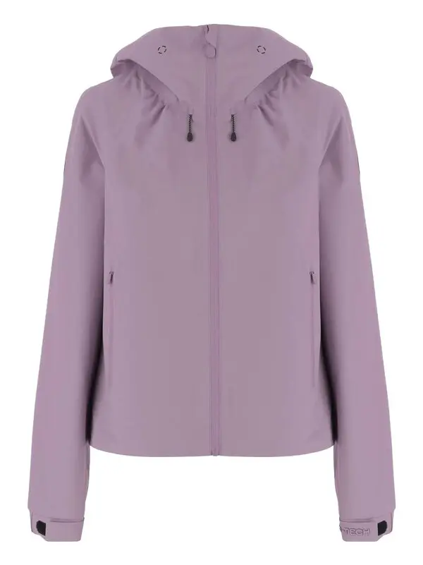 SAVE THE DUCK Hooded Zip-up Jacket - Purple