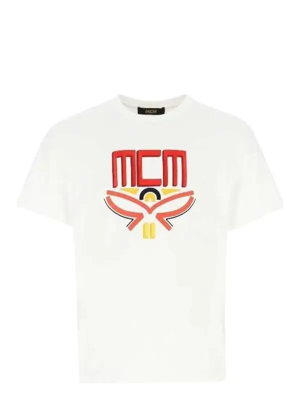 Mcm Round-necked Casual T-shirt - White