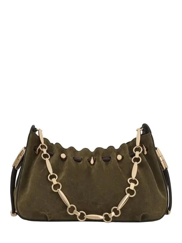 Zimmermann Halcyon Chain Clutch Bag - Olive