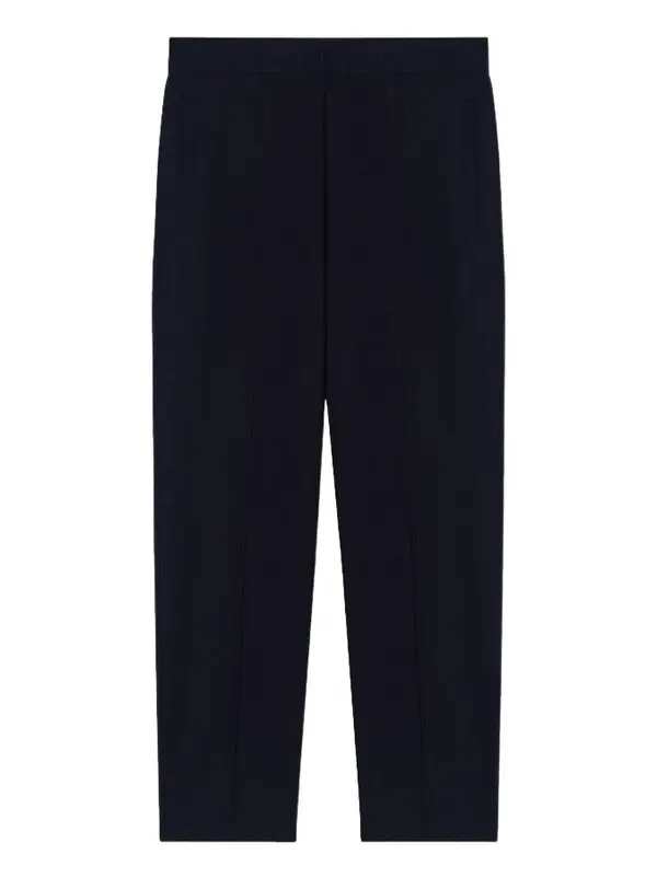 Emporio Armani Elasticated Waist Trousers - Navy Blue