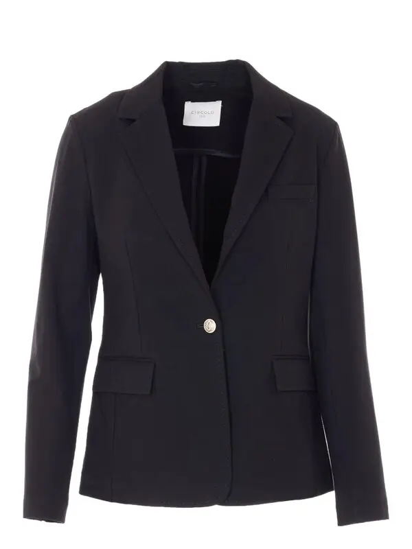 CIRCOLO 1901 Single-breasted Blazer - Black