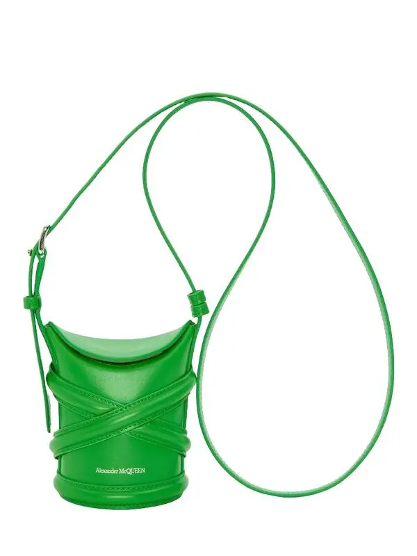 Alexander McQueen The Curve Mini Crossbody Bag - Green