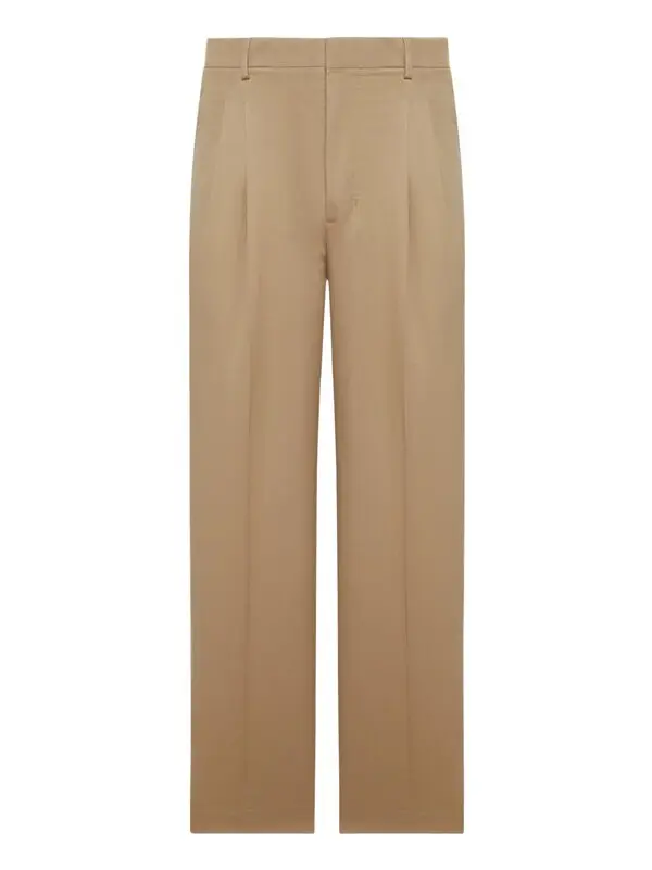 Ami Straight-leg Tailored Trousers - Nude