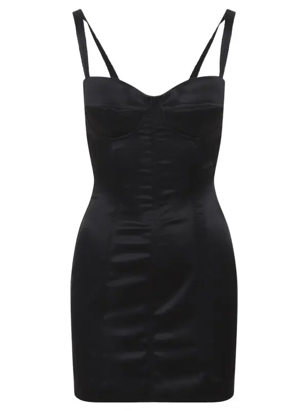 Dolce & Gabbana Sleeveless Mini Dress - Black