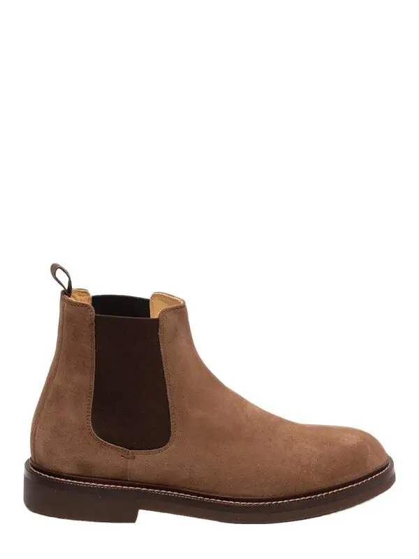Brunello Cucinelli Suede Ankle Boots - Brown