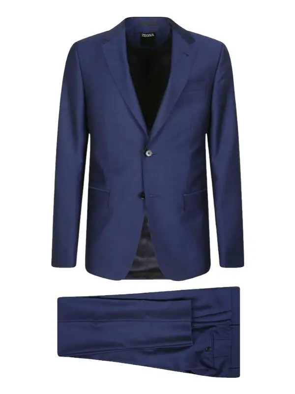 Zegna Slim Two-piece Suit - Blu