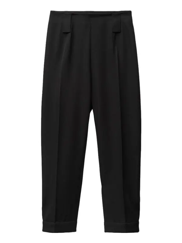 Versace Button Detail Trousers - Black