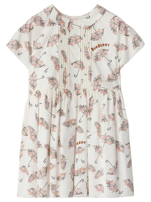 Burberry Cotton Umbrella Print Dress - Calico