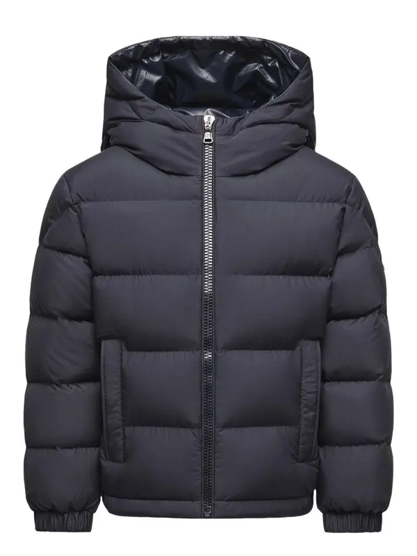 Moncler Taidu Hooded Down Jacket - Navy Blue
