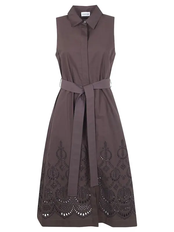 P.a.r.o.s.h Midi Dress - Black