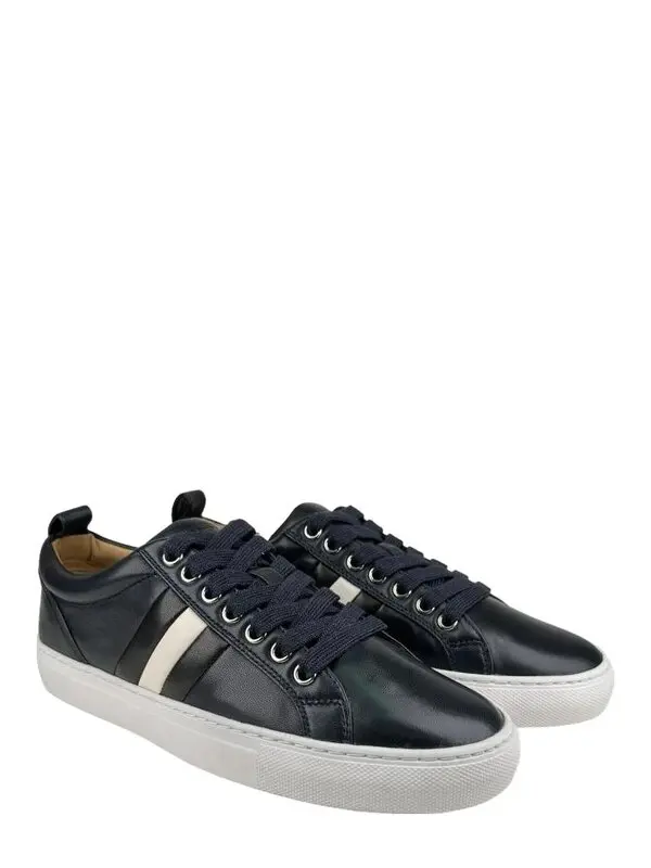 Bally Logo Detail Lace-up Sneakers - Black