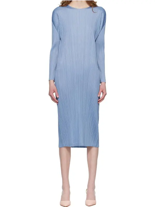 PLEATS PLEASE BY ISSEY MIYAKE Midi Dress - Blue
