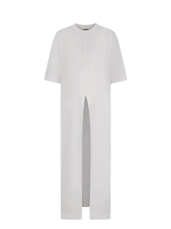 DARKPARK Split-front Oversized T-shirt - White