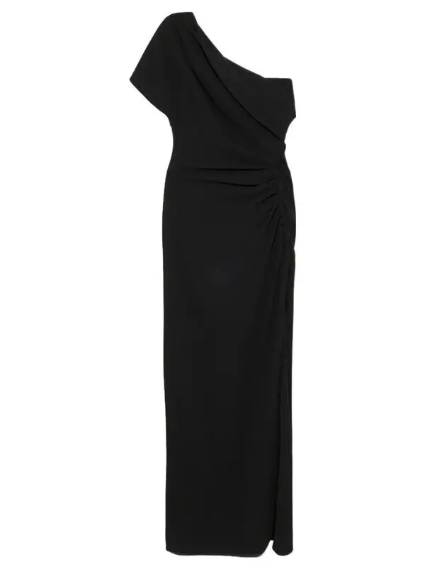 Simkhai Kally Draped-detail Midi Dress - Black