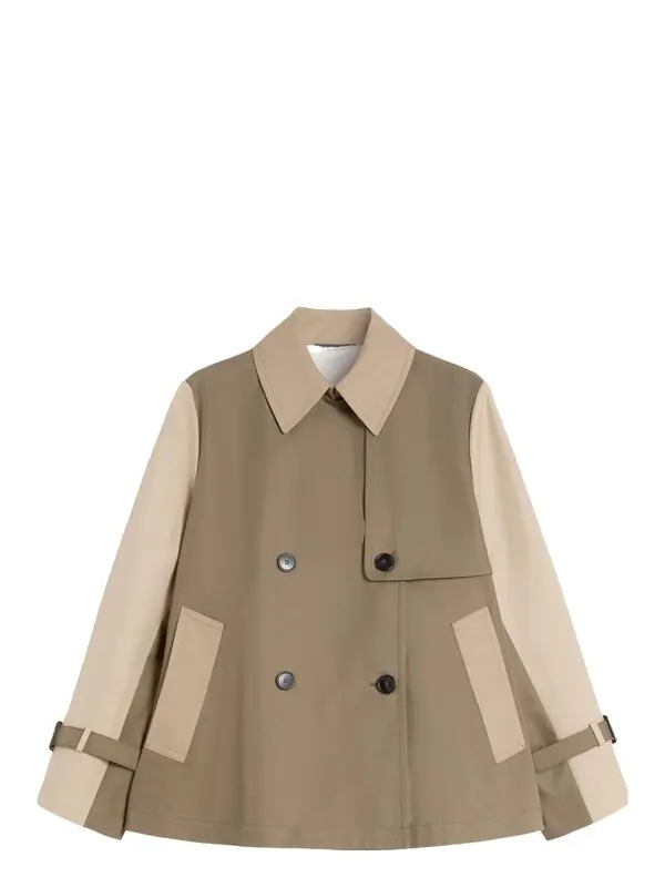 Max Mara Biglia Gabardine Trench Coat - Brown