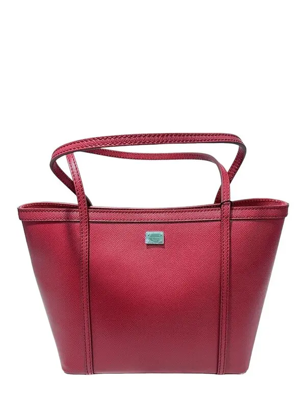 Dolce & Gabbana Logo Top Handle Handbag - Red