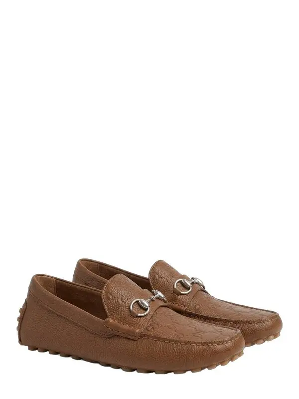 Gucci Driver With Horsebit - Brown