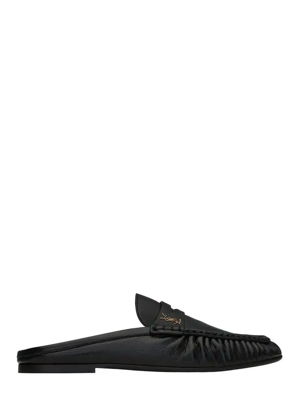 Saint Laurent Le Loafer Slip-on Mules - Black