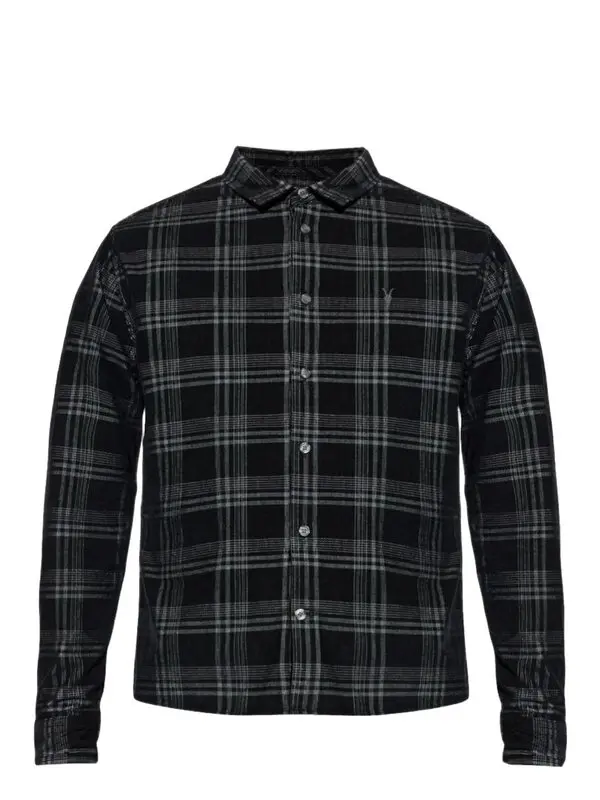 ALLSAINTS Rockley Check Shirt - Black